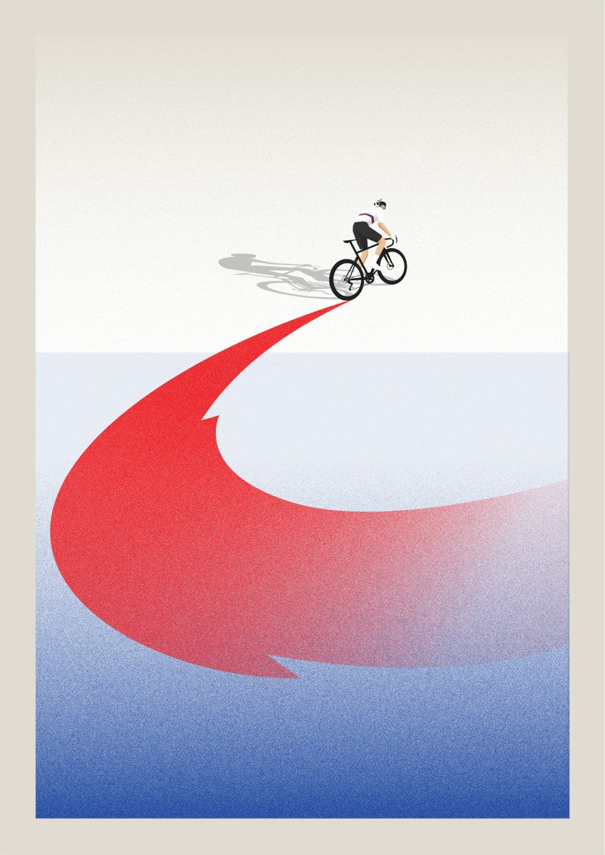 The Superheroes Collection #5: Tadej Pogačar | Cycling Art Print – The ...