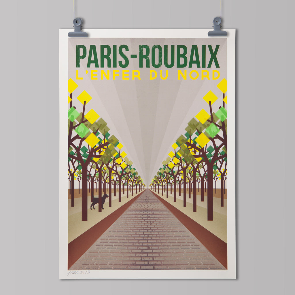 The Monuments Collection | Cycling Art Print | Handmade Cyclist – The ...