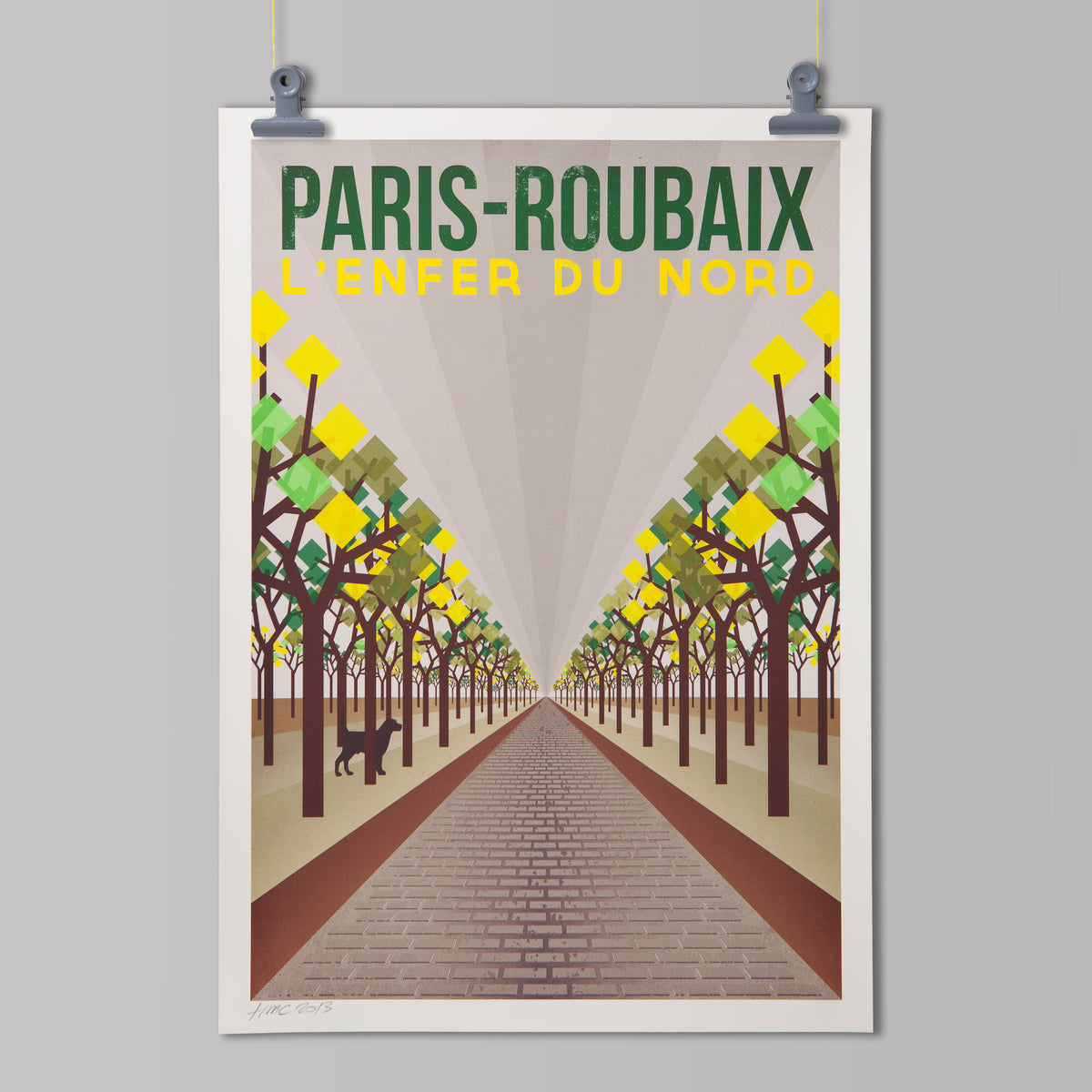 The Monuments Collection | Cycling Art Print | Handmade Cyclist – The ...