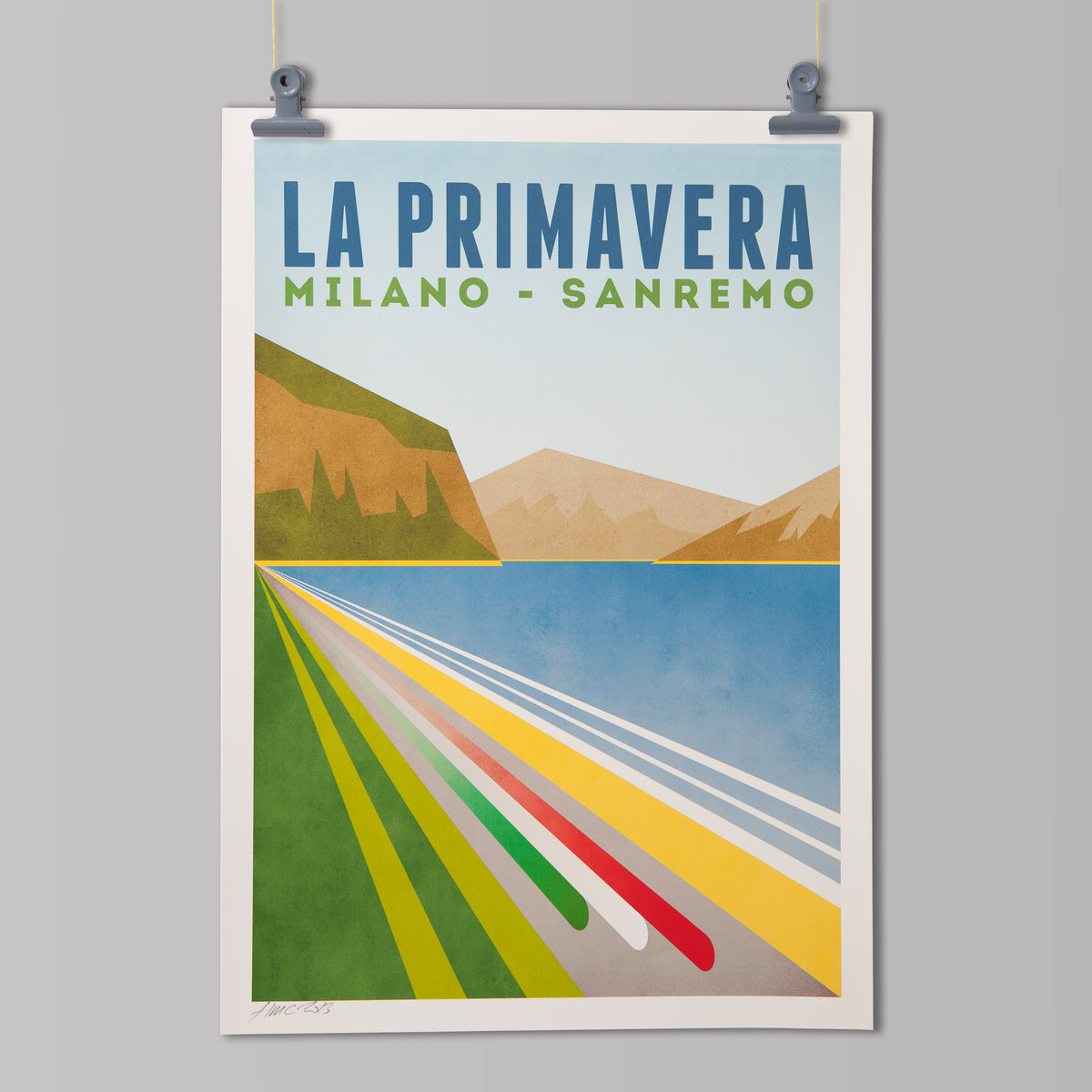 The Monuments Collection | Cycling Art Print | Handmade Cyclist – The ...