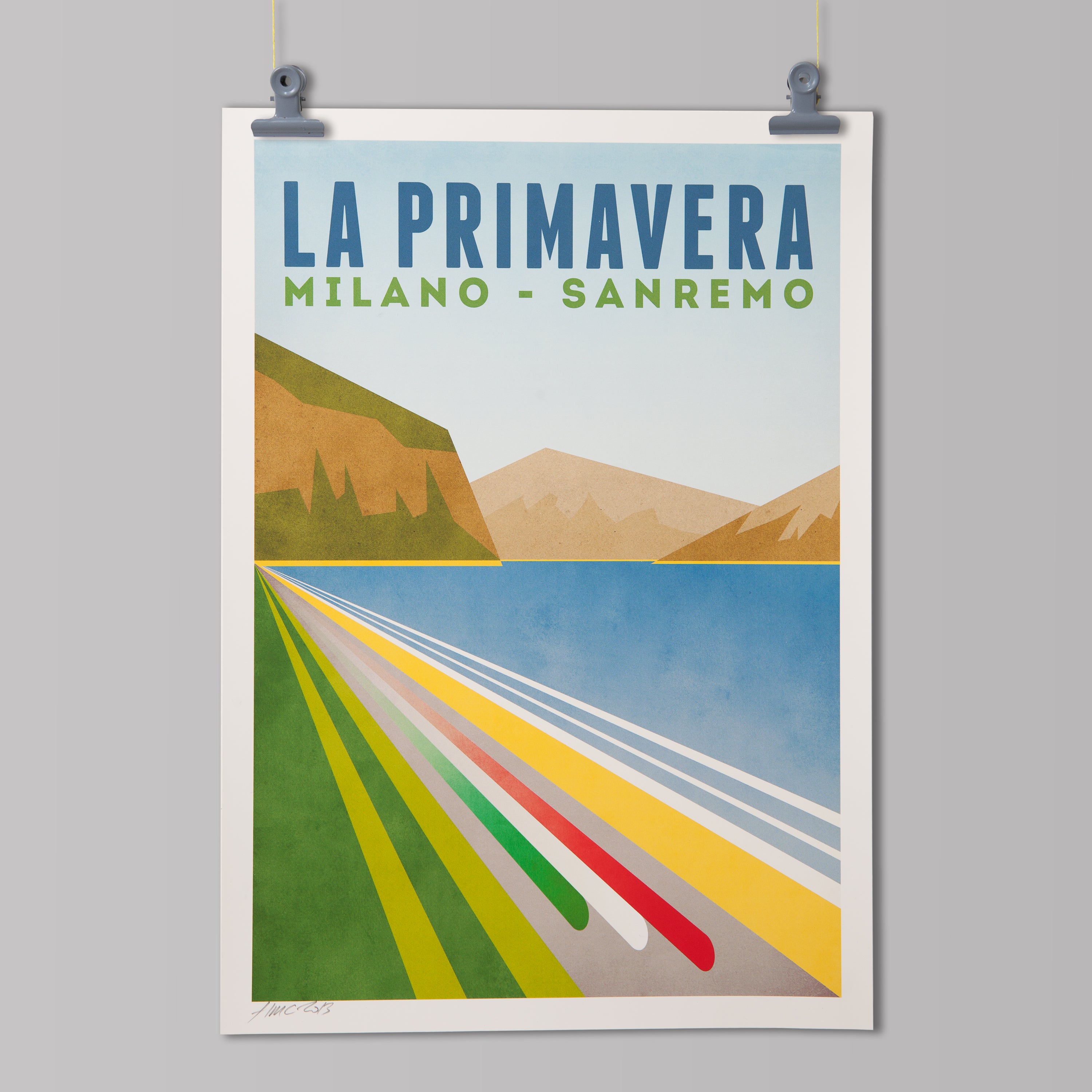 The Monuments Collection | Cycling Art Print | Handmade Cyclist – The ...