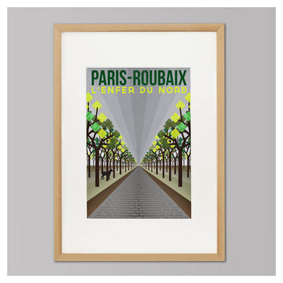 The Monuments Collection | Cycling Art Print | Handmade Cyclist – The ...