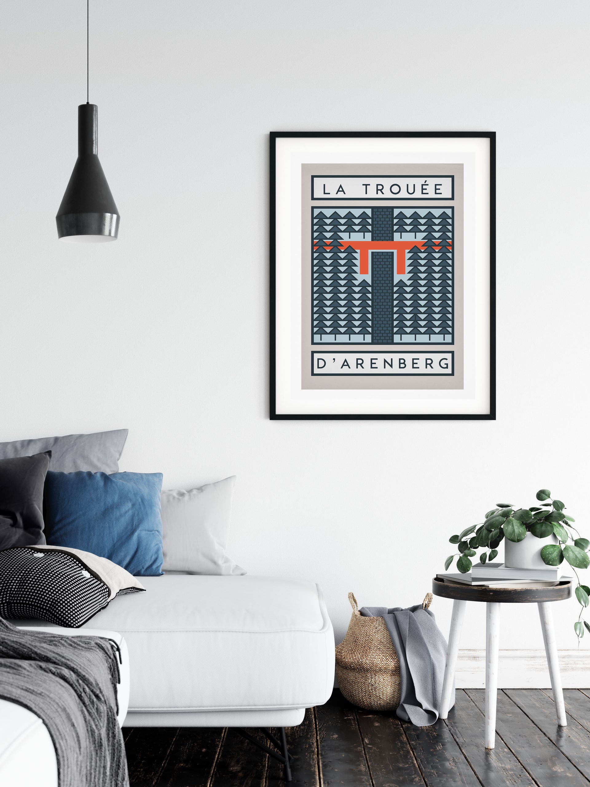 The Routes: The Arenberg Trench, Paris-Roubaix | Cycling Art Print ...